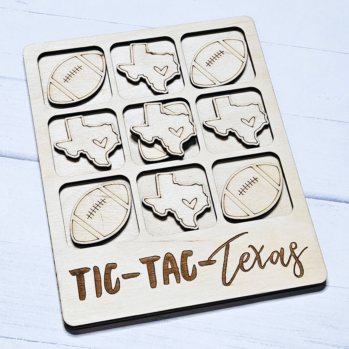 Texas Football Tic-Tac-Toe Game – The Trendy Traveler